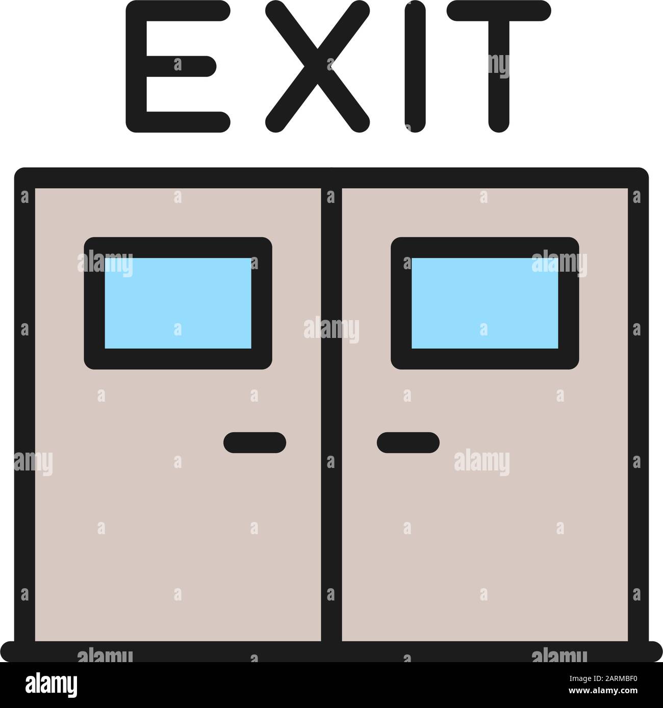 Emergency line icon outline Stock Vector Images - Alamy