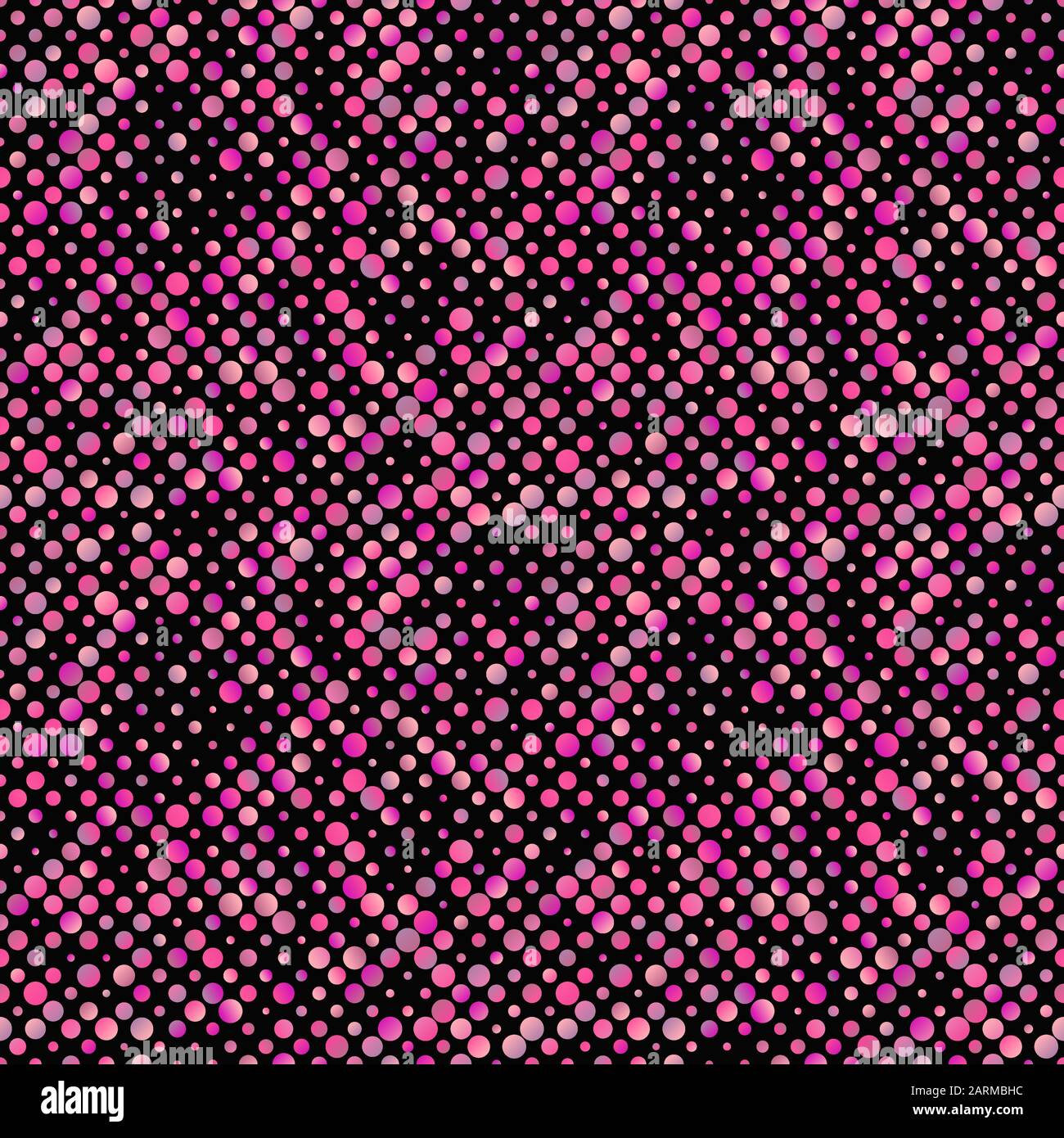 Seamless random circle pattern background - abstract vector graphic design from gradient circles ...