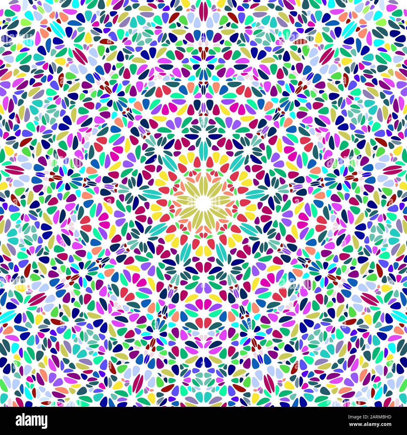 Oriental dynamic petal ornament pattern background design - hypnotic ...