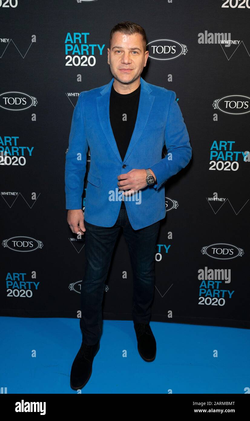 New York, NY - January 28, 2020: Tom Murro attends Whitney ...