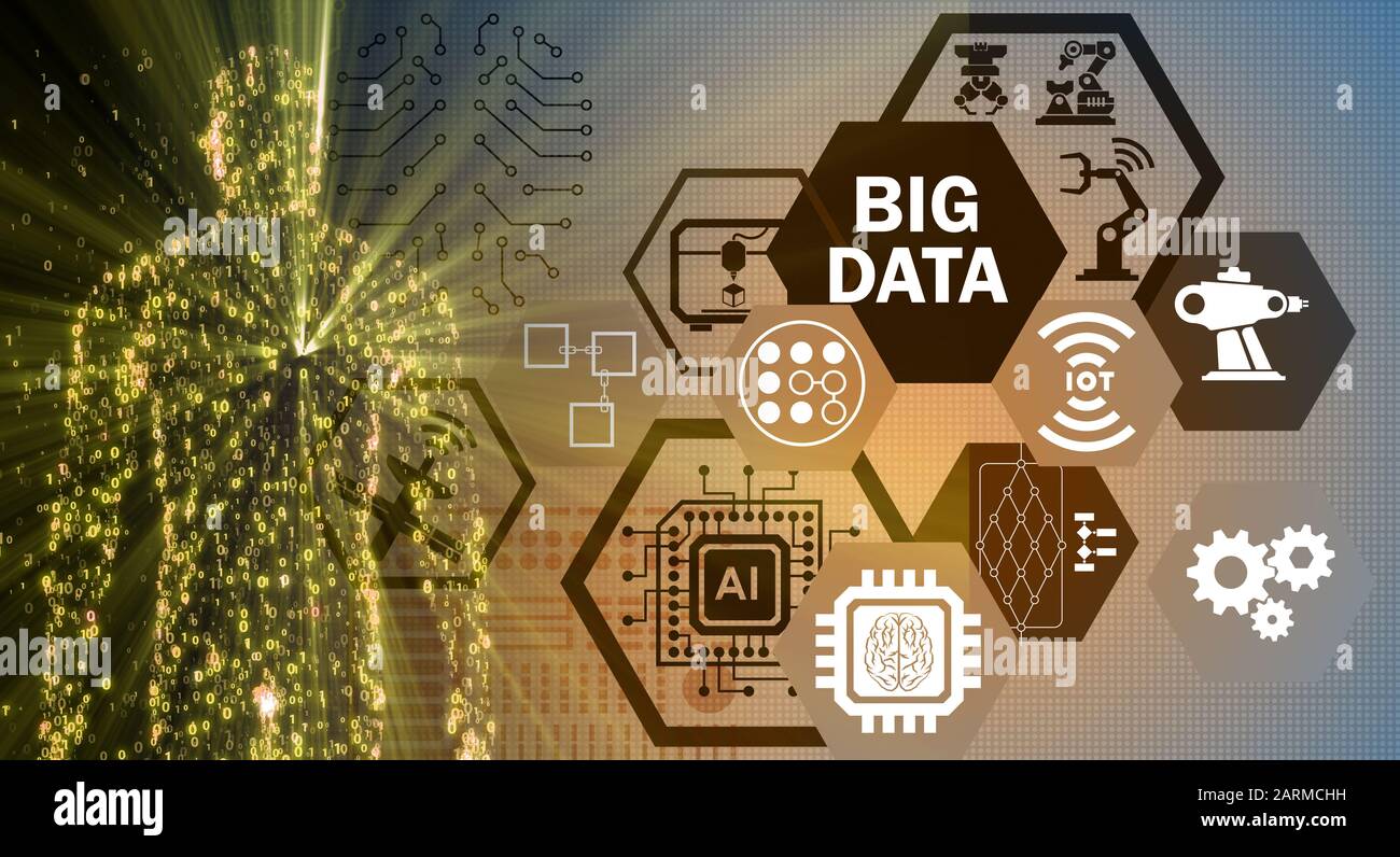 The big data computing concept of modern it technology Stock Photo - Alamy