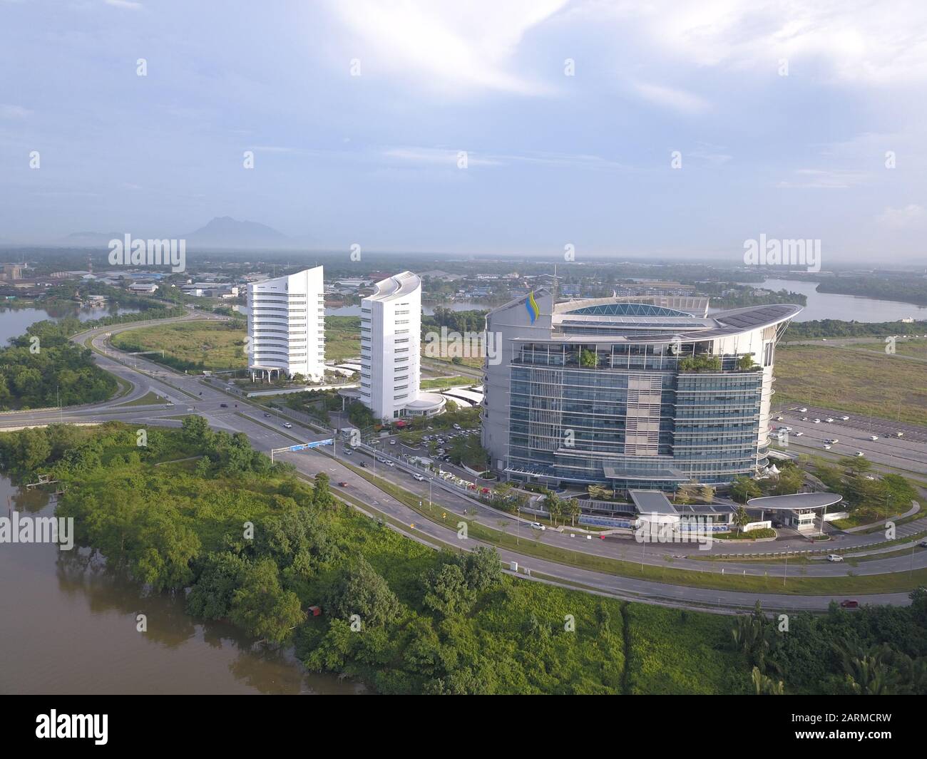 Kuching, Sarawak / Malaysia - November 8 2019: The buildings, landmarks ...