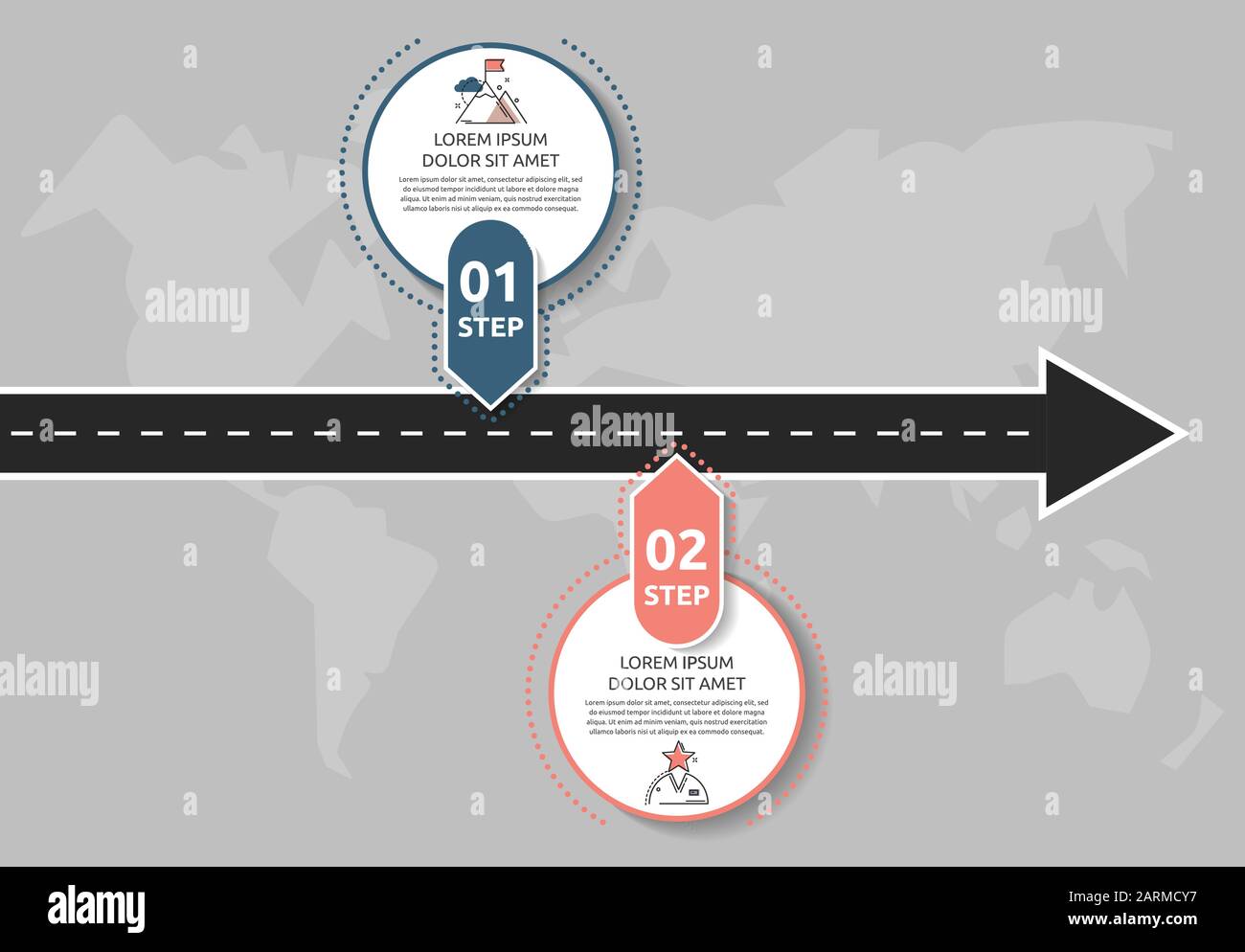 Roadmap infographic hi-res stock photography and images - Alamy