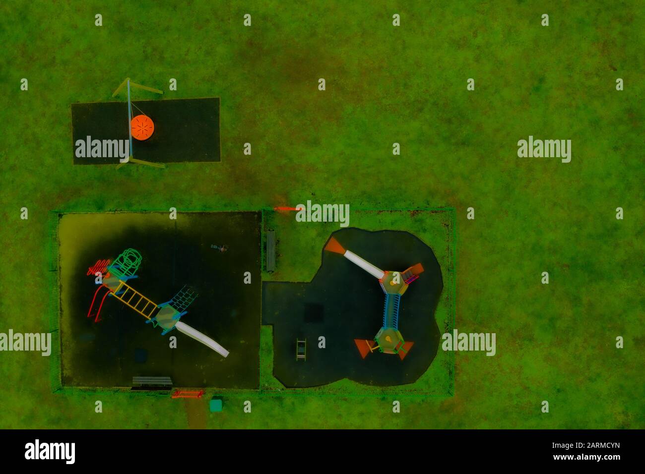 Children playground grass hi-res stock photography and images - Alamy