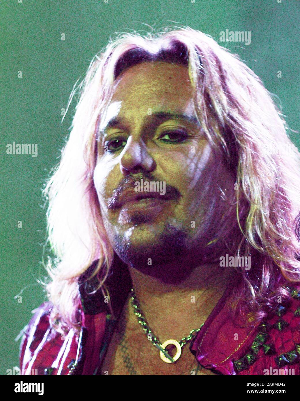 MARCH 15: Vince Neil of Motley Crue performs at Philips Arena in ...