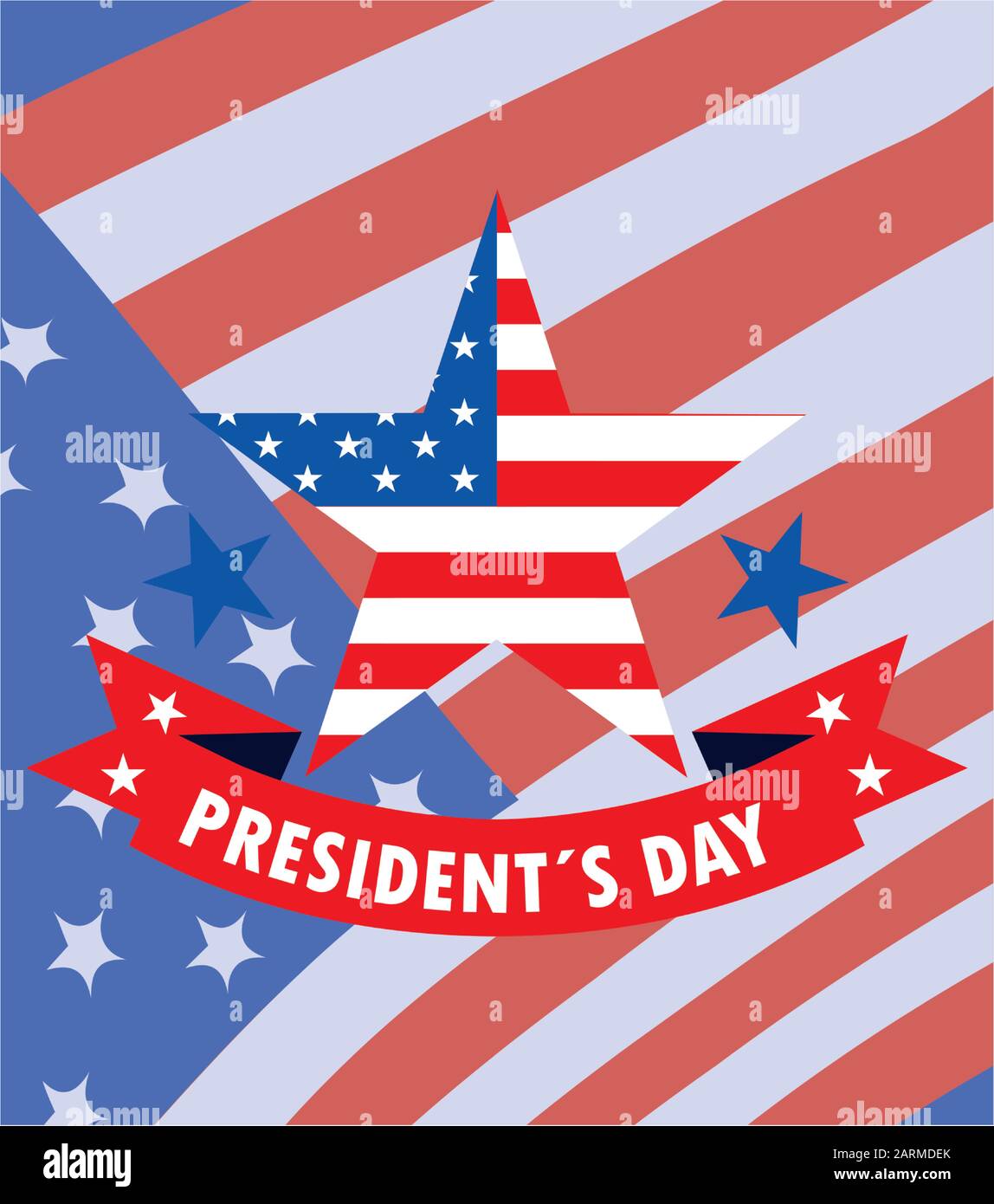 president day greeting card, United States of America celebration ...