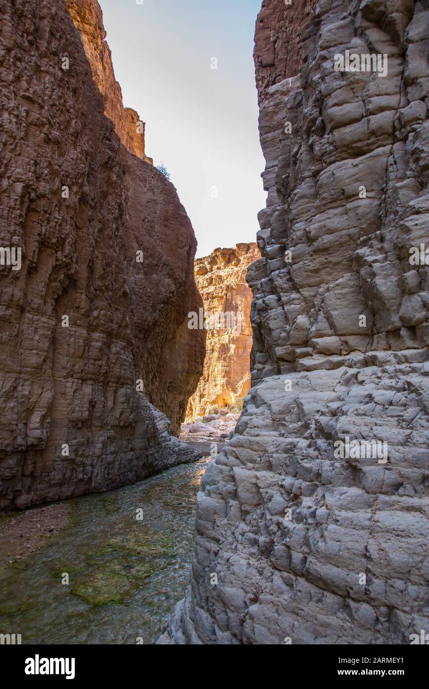 Wadi Numeira is a river and valley in the south of Jordan, and its one ...