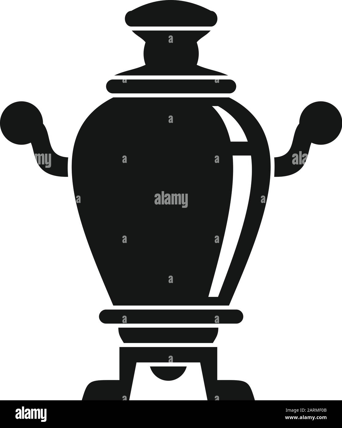 Home samovar icon. Simple illustration of home samovar vector icon for ...