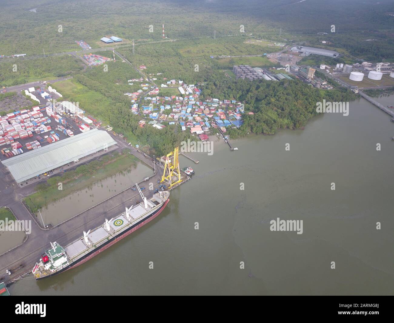 Kuching, Sarawak / Malaysia - November 18 2019: The Senari Port of ...