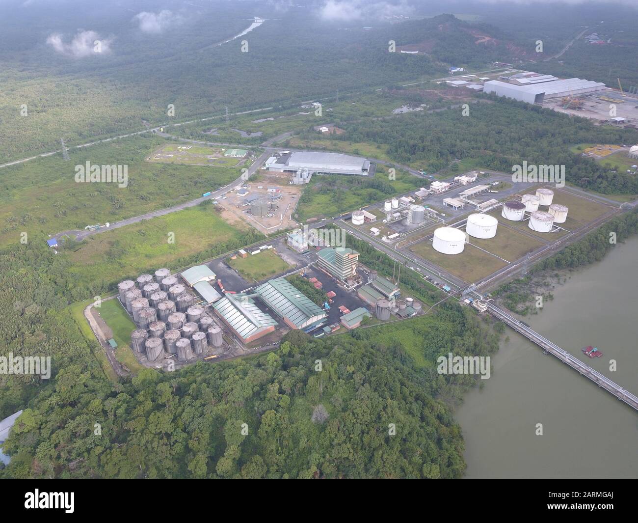 Kuching, Sarawak / Malaysia - November 18 2019: The Senari Port of ...