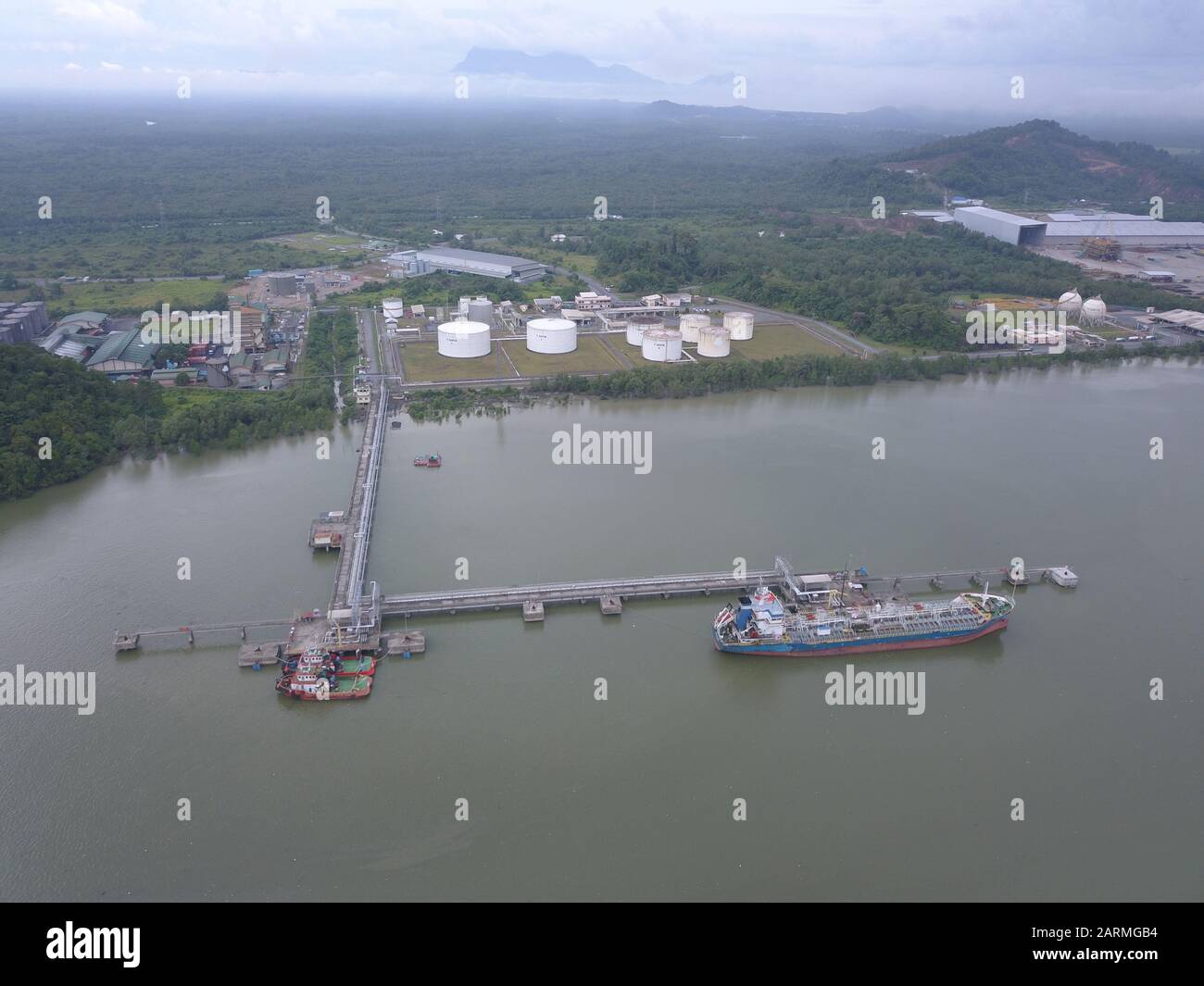 Kuching, Sarawak / Malaysia - November 18 2019: The Senari Port of ...