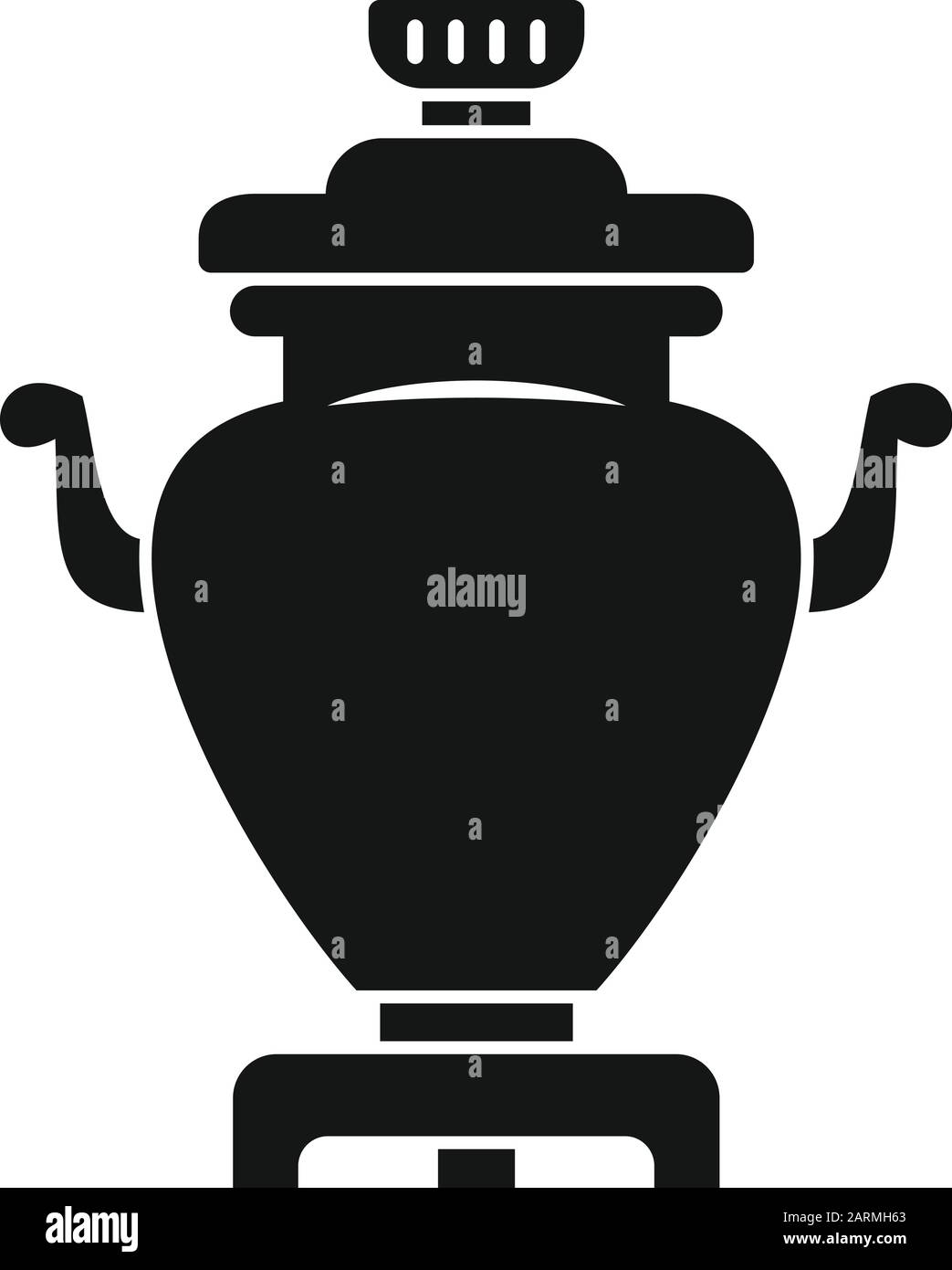 Ceremony samovar icon. Simple illustration of ceremony samovar vector ...