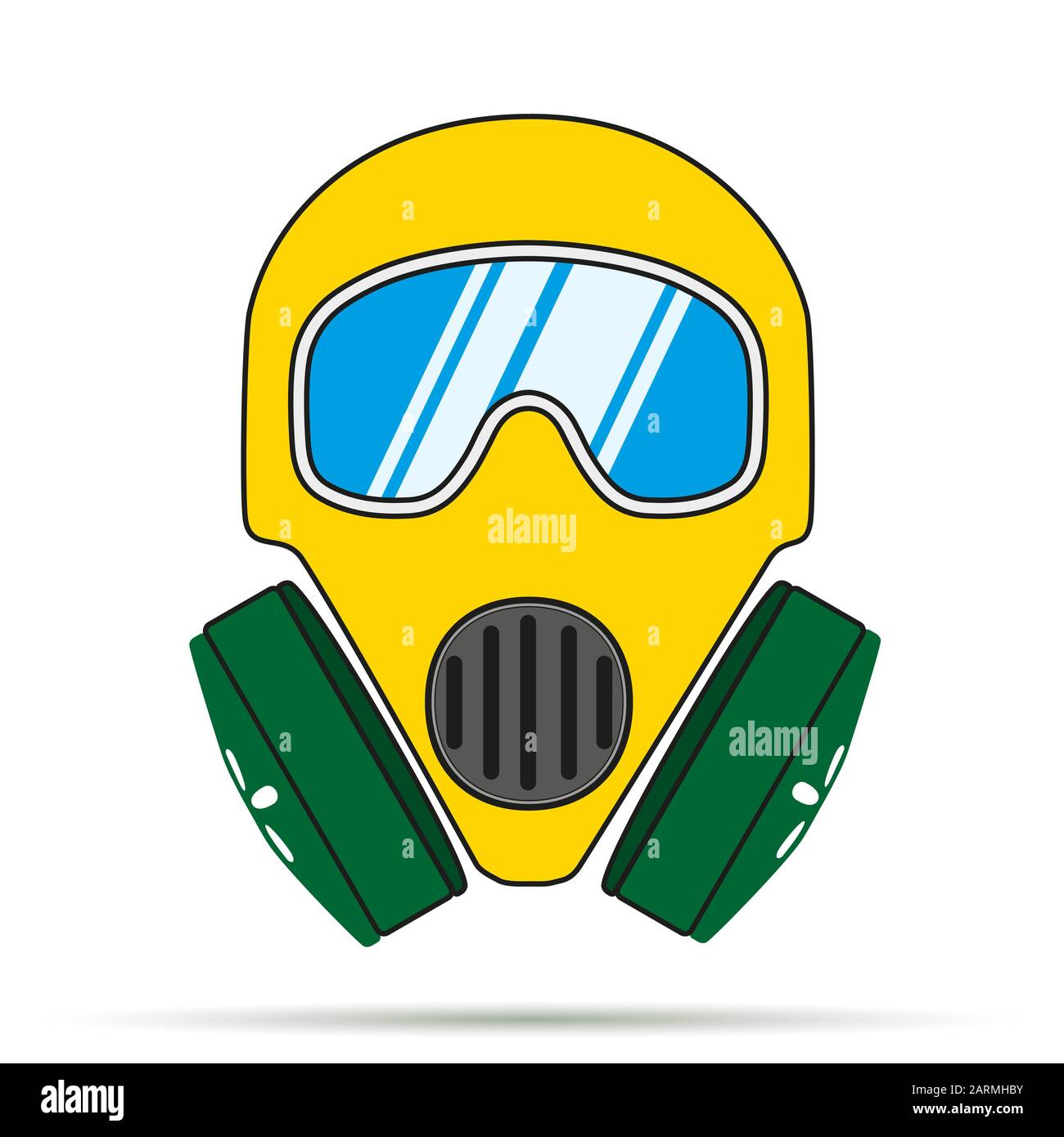 Infected face mask Cut Out Stock Images & Pictures - Alamy