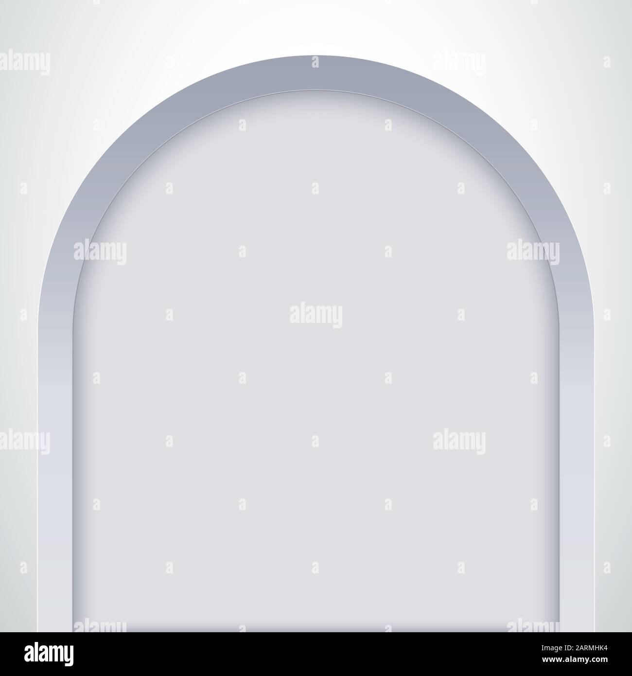 White arch niche in wall Stock Vector Image & Art - Alamy