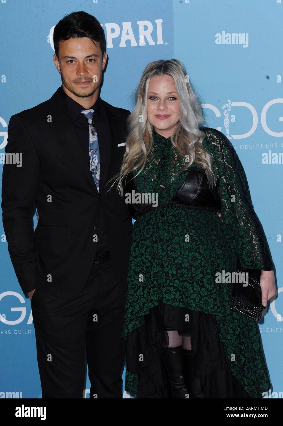 Beverly Hills, CA. 28th Jan, 2020. Marina Toybina, husband at arrivals ...