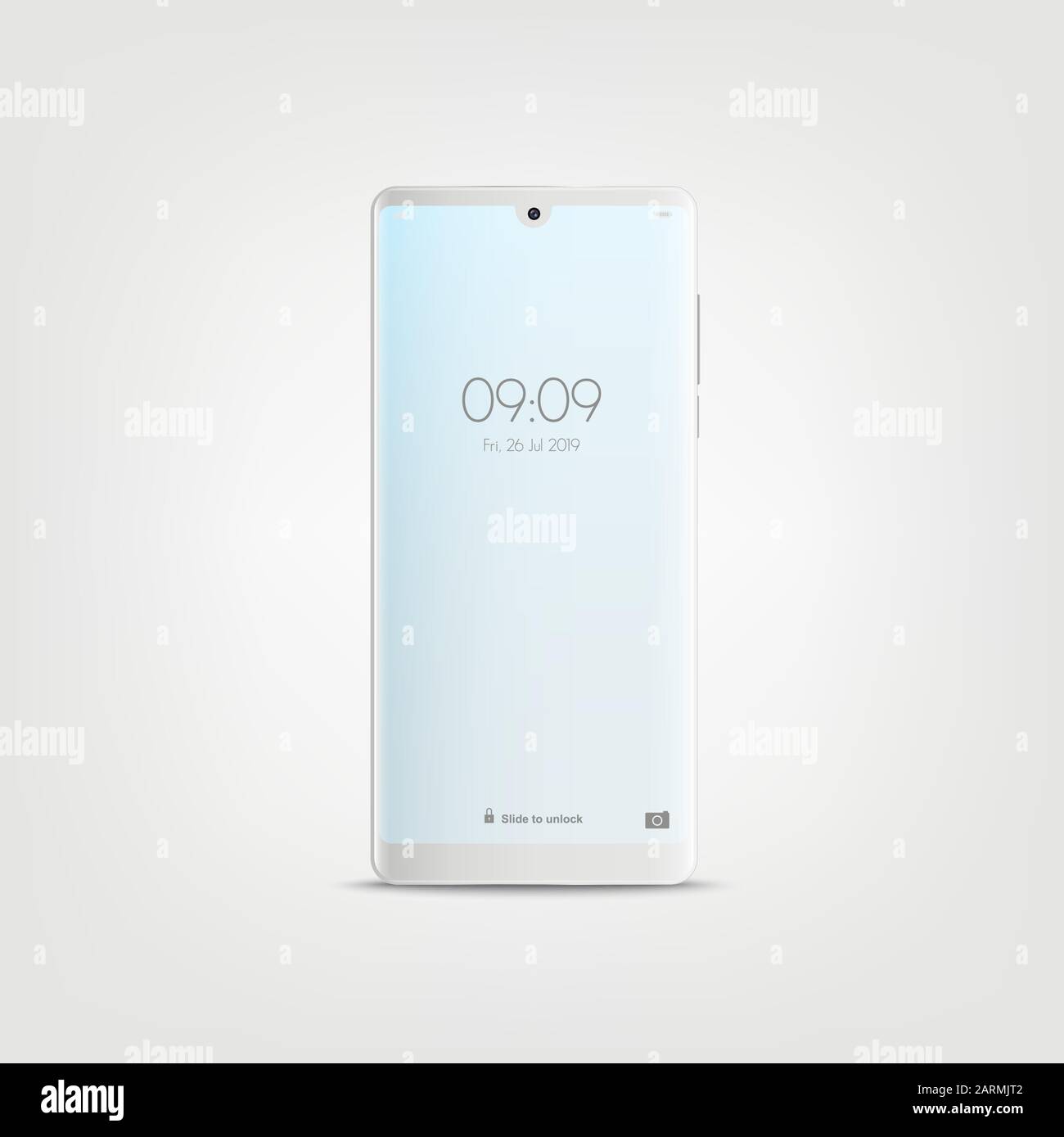 New realistic mobile white smartphone modern style. Vector smartphone ...