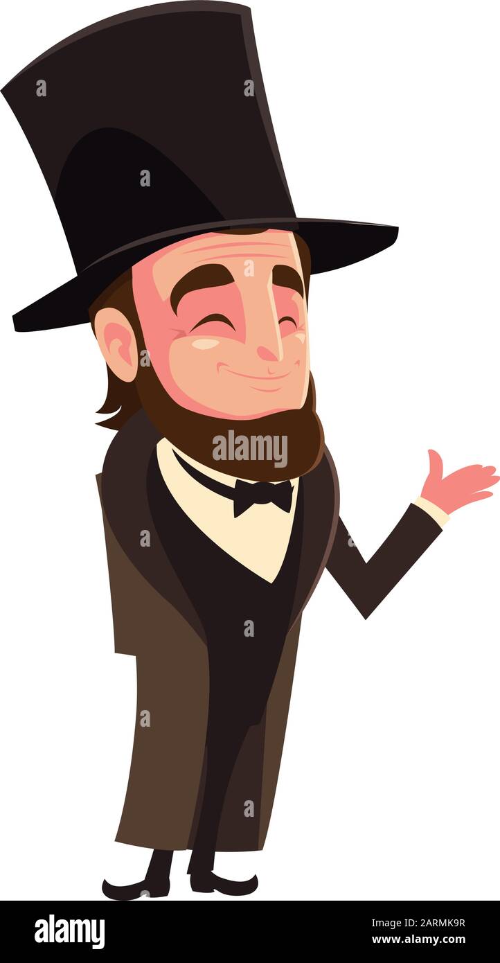 Abraham lincoln cartoon Stock Vector Images - Alamy
