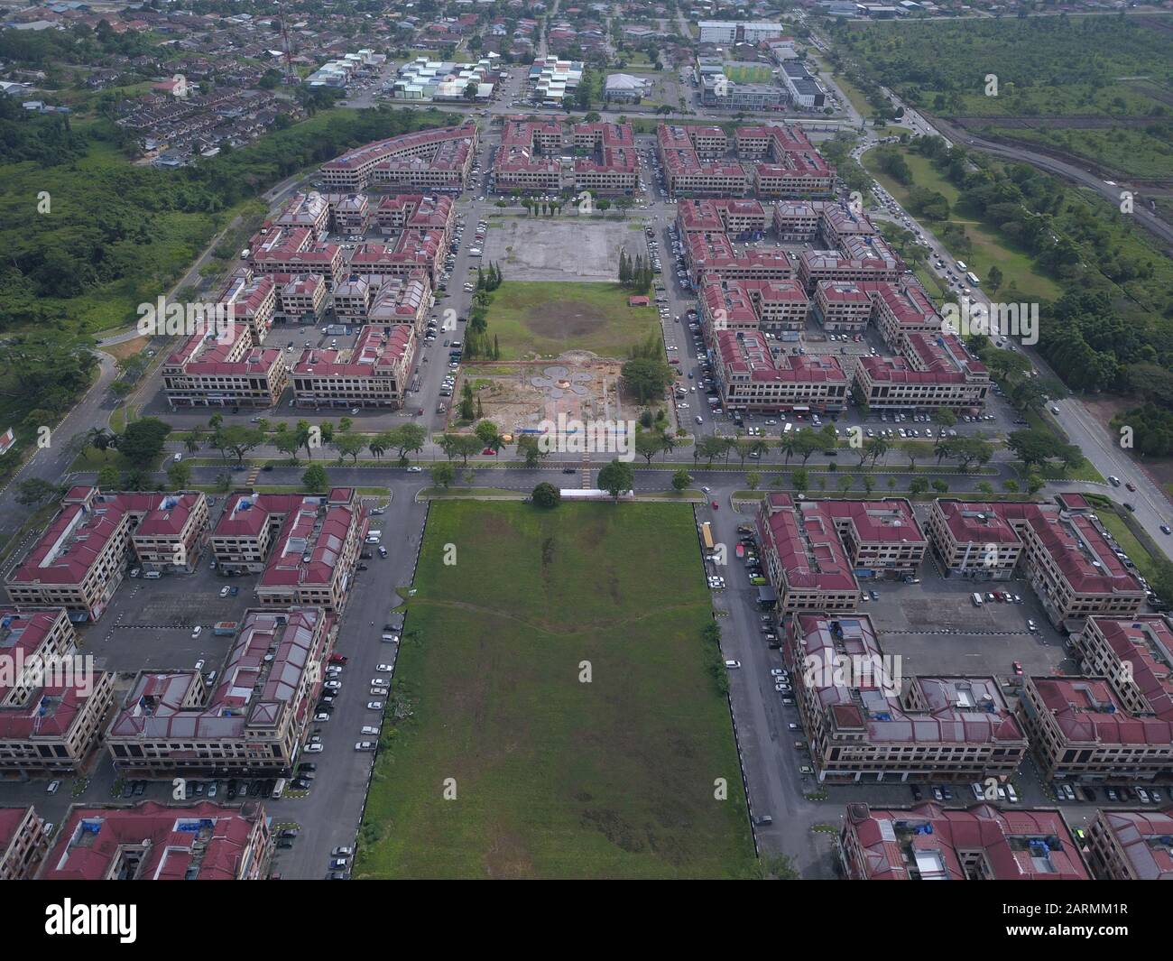 Kuching, Sarawak / Malaysia - November 16 2019: The Modern Township of ...