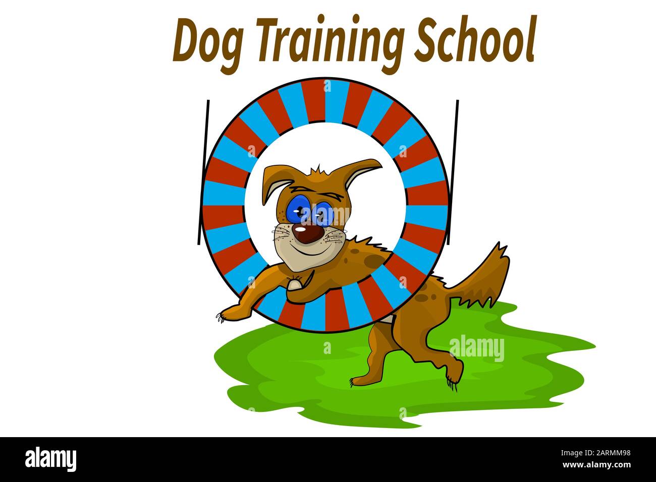 Dog Training School Logo