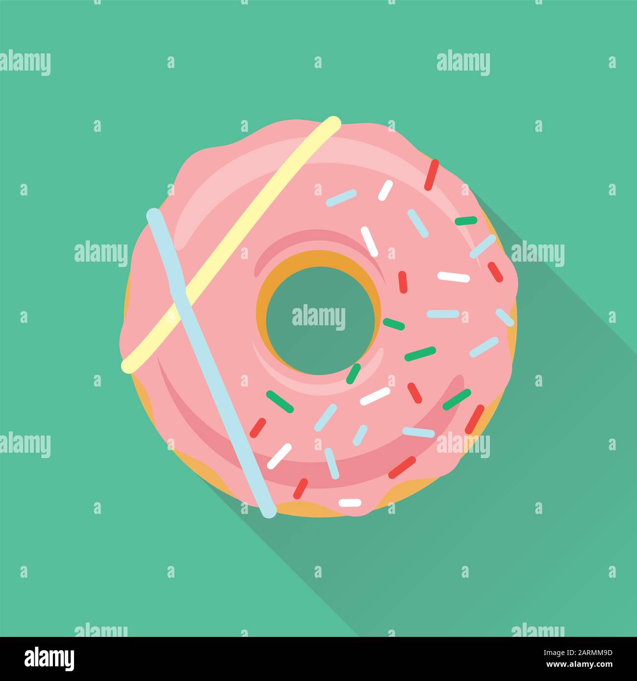 Pink Icing Stock Vector Images - Alamy