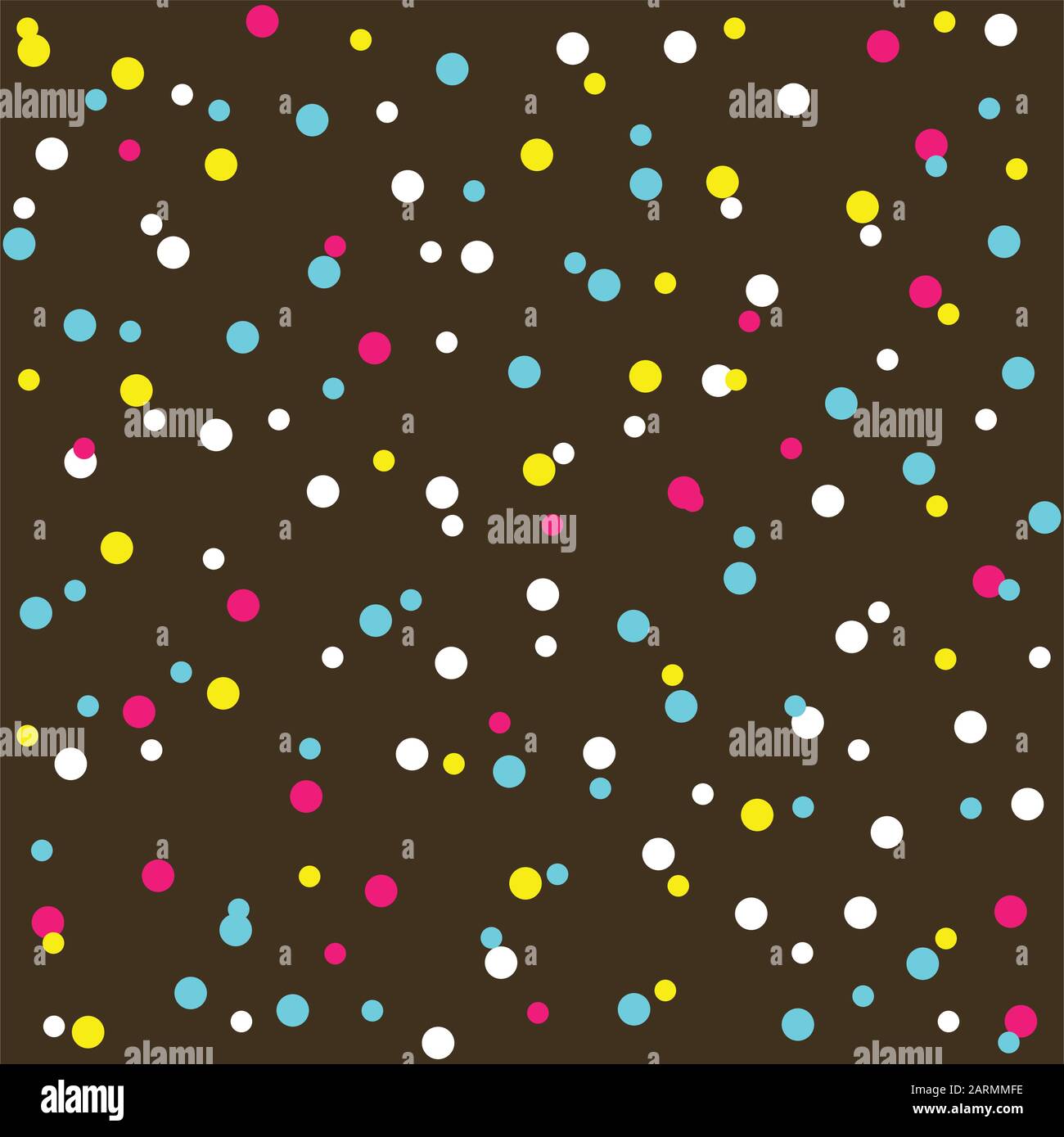 Donut glaze seamless pattern. Cream texture with sprinkle topping of ...