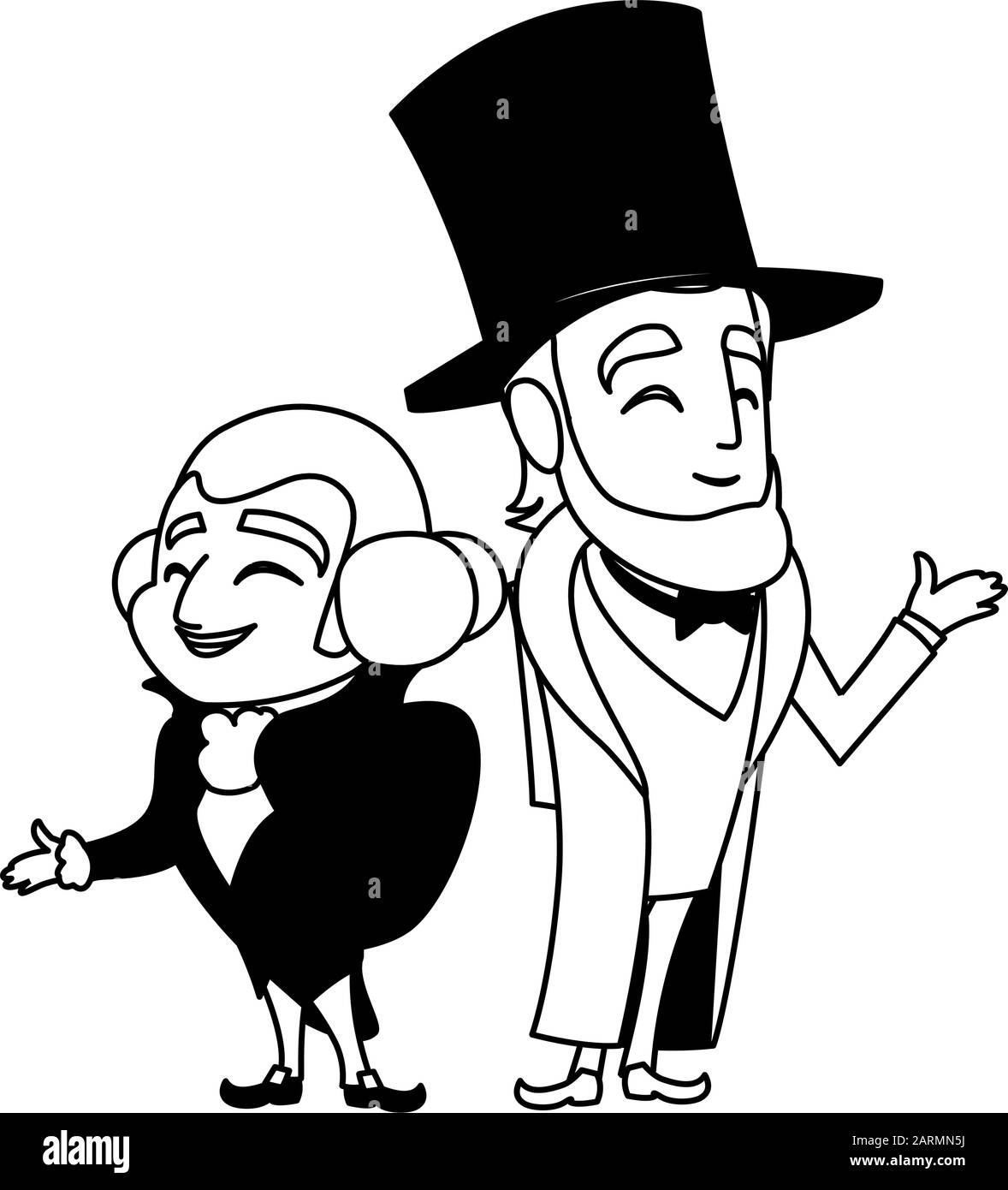 Abraham Lincoln Cartoon Drawing