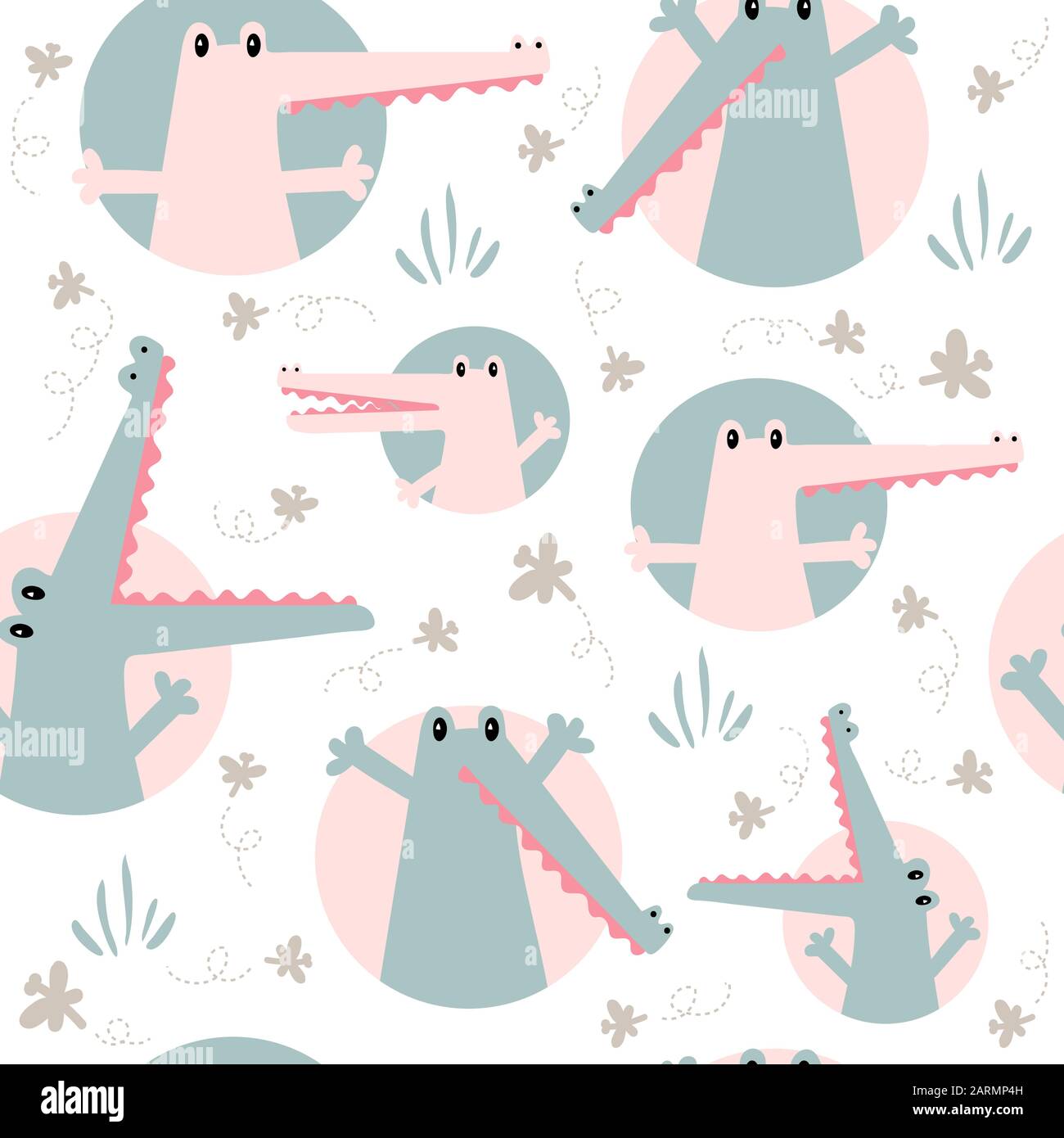 Funny crocodiles Stock Vector Images - Alamy
