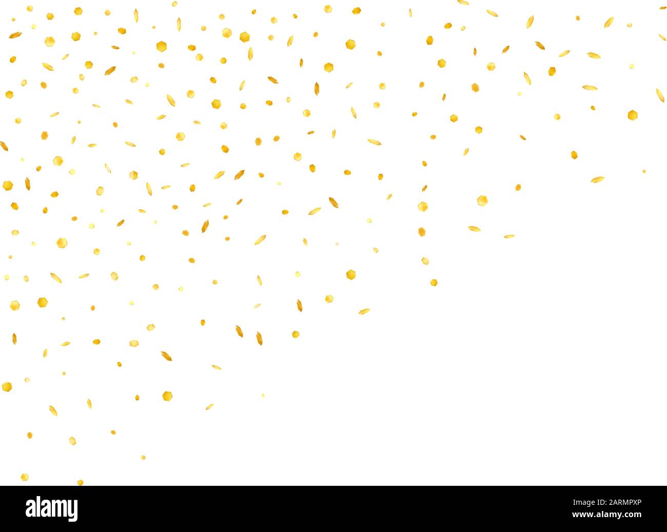 Confetti of light backgrounds. Confetti new background pattern. Golden ...