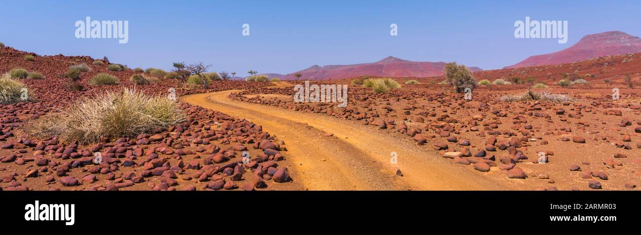 Scenic view of the Palmwag Concession Area in Namibia Stock Photo - Alamy