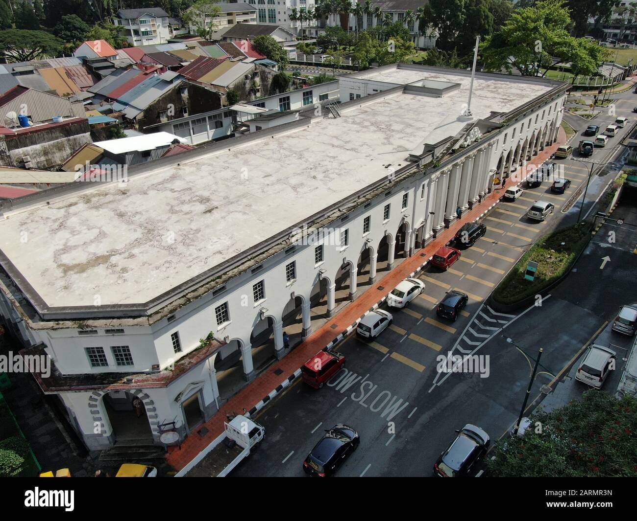 Kuching, Sarawak / Malaysia - November 8 2019: The buildings, landmarks ...