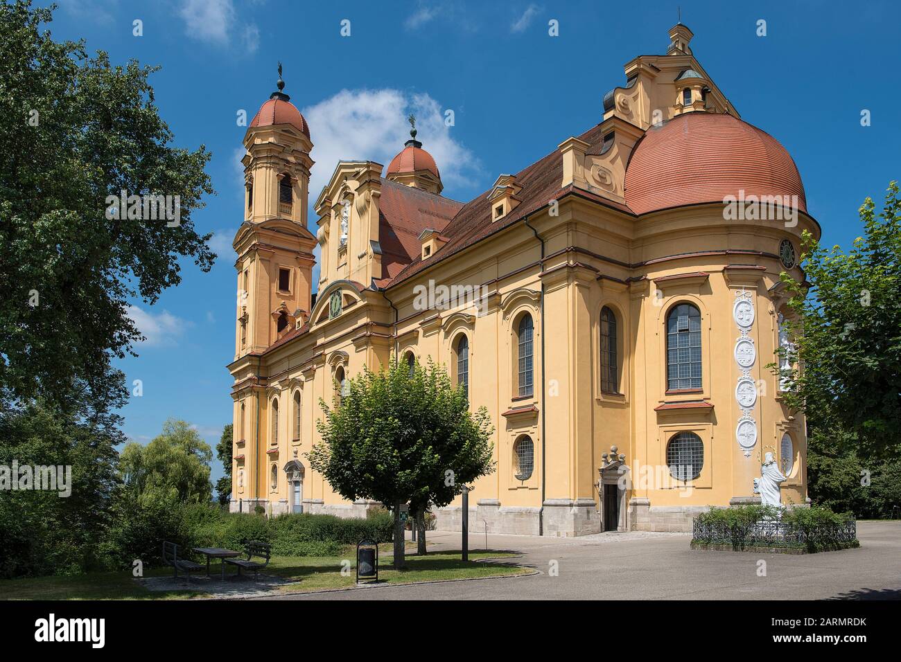 Ellwangen, Germany - July 16, 2019; Colorful and rich decorated ...