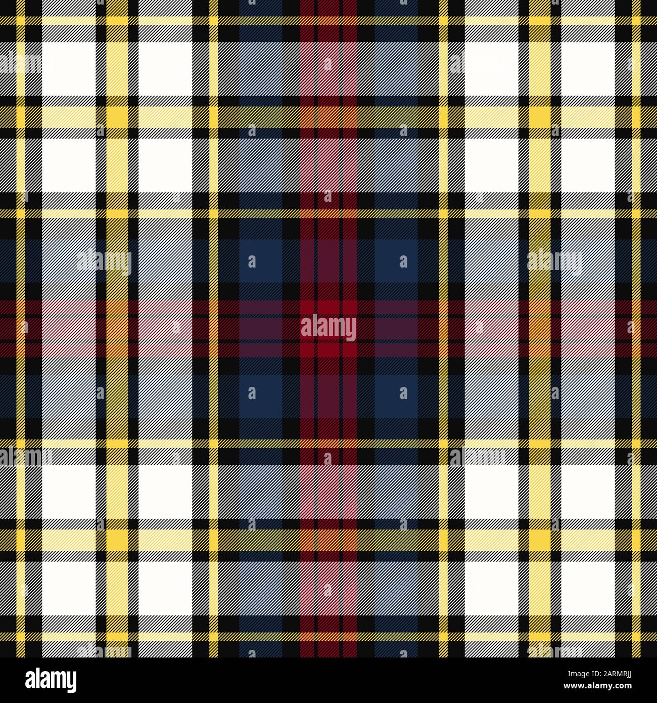 Tartan, plaid pattern seamless vector illustration. Checkered texture ...