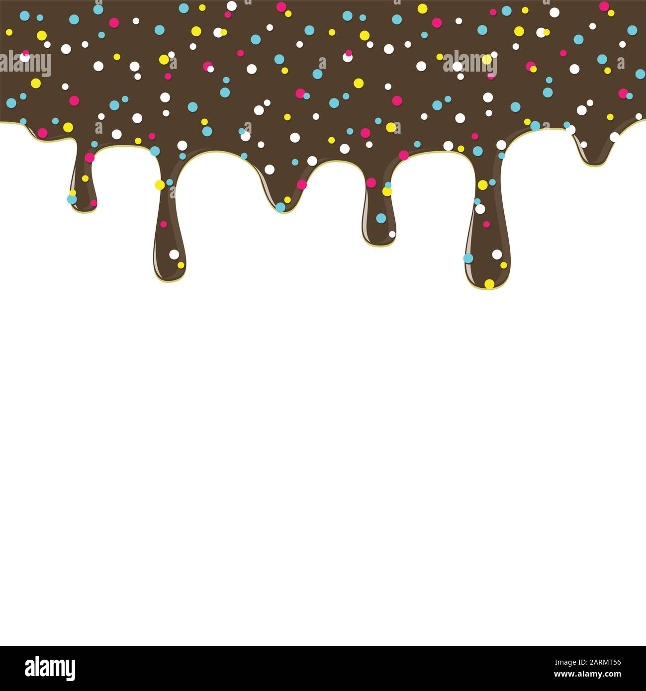 Dripping cake Stock Vector Images - Alamy
