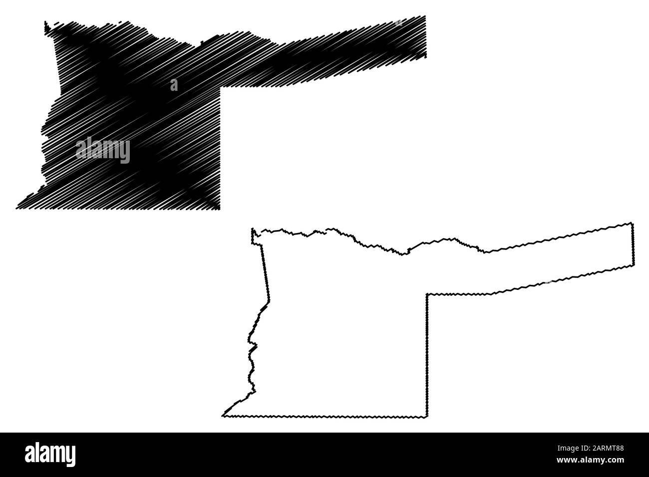 Kavango East Region (Regions of Namibia, Republic of Namibia) map ...