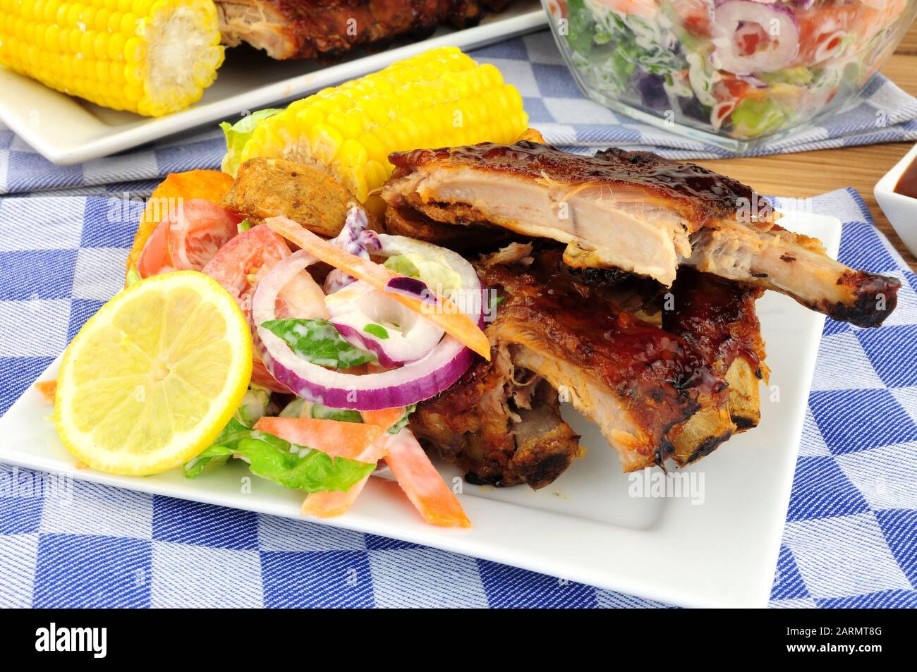 Barbecued sweetcorn hi-res stock photography and images - Alamy