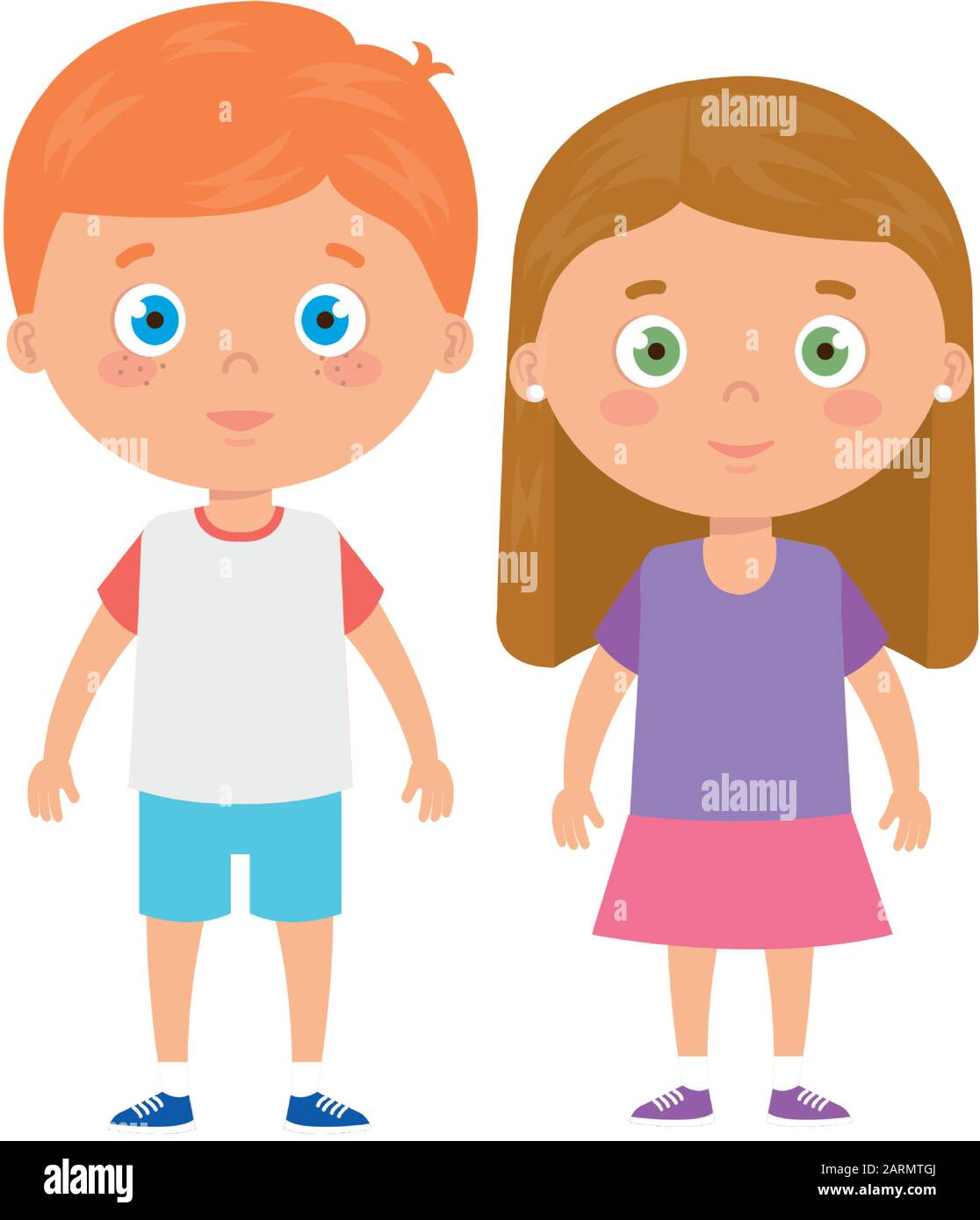 cute little children avatar character Stock Vector Image & Art - Alamy