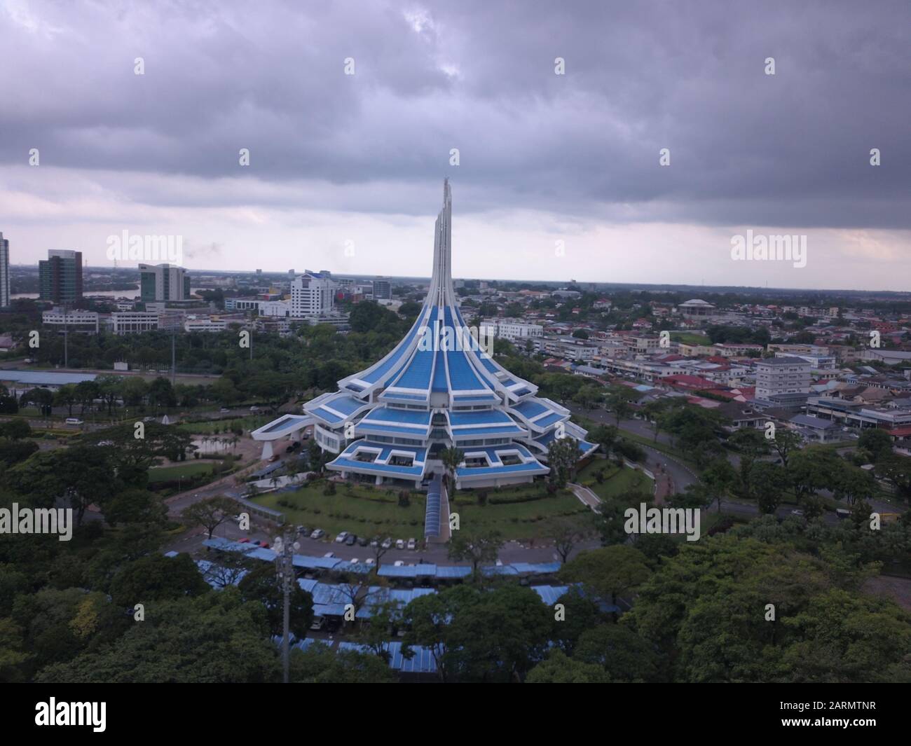 Kuching, Sarawak / Malaysia - October 27 2019: The iconic MBKS building ...