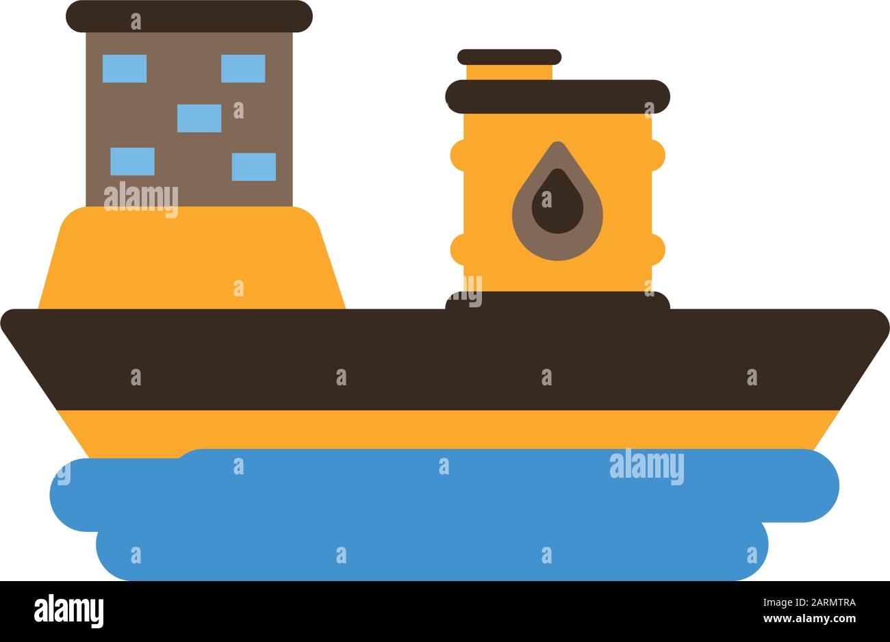 Oil tower with flame design, Fracking industry fuel technology power ...