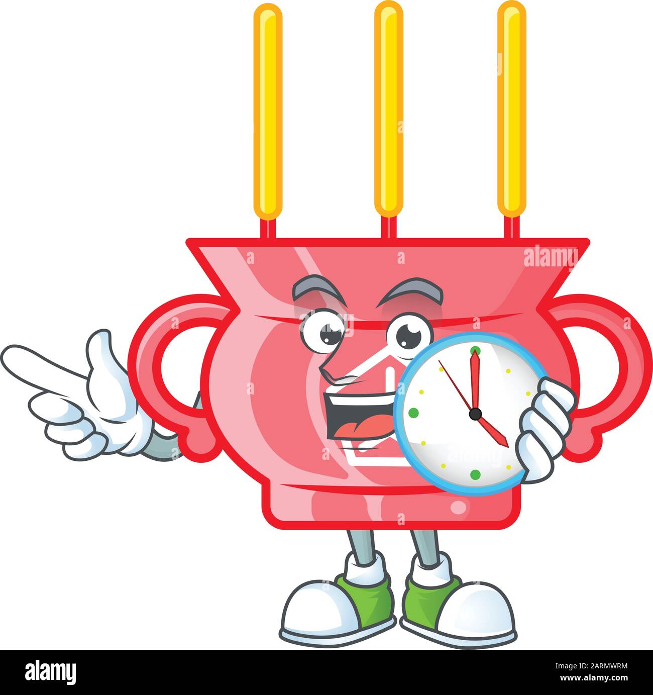 Prayer clock Stock Vector Images - Alamy