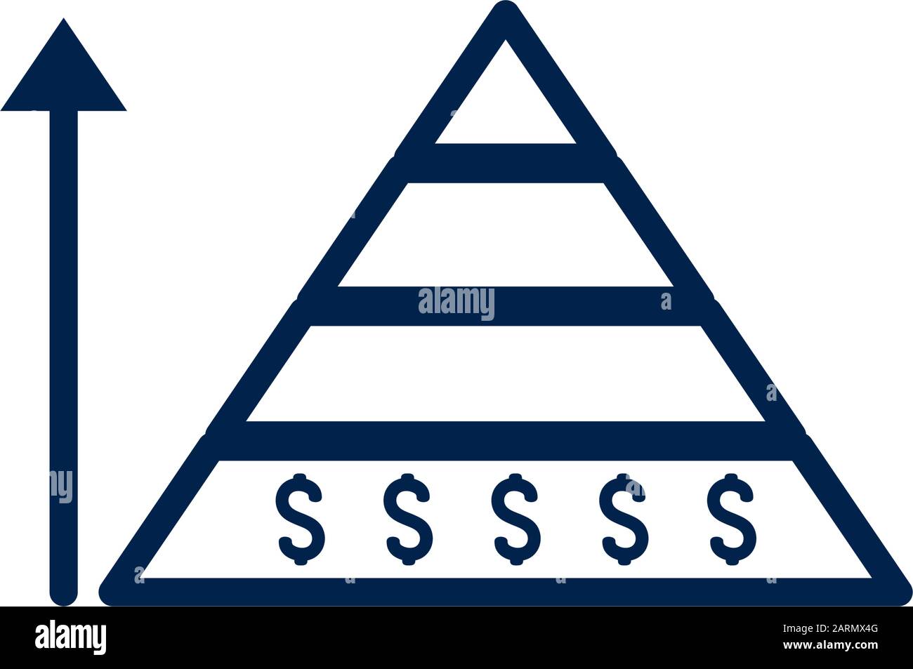 Isolated workflow pyramid vector design Stock Vector Image & Art - Alamy