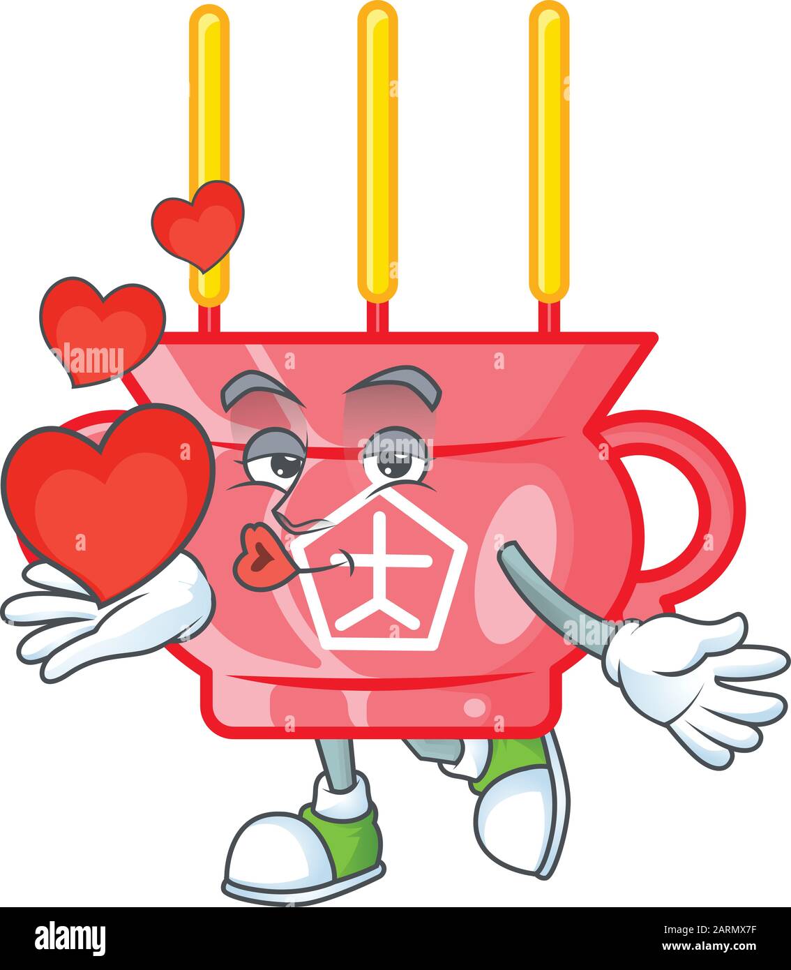 Shrine candles Stock Vector Images - Alamy