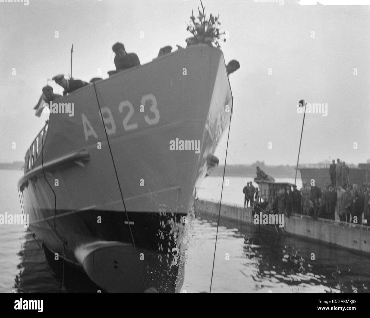 Torpedo boat launch Black and White Stock Photos & Images - Alamy