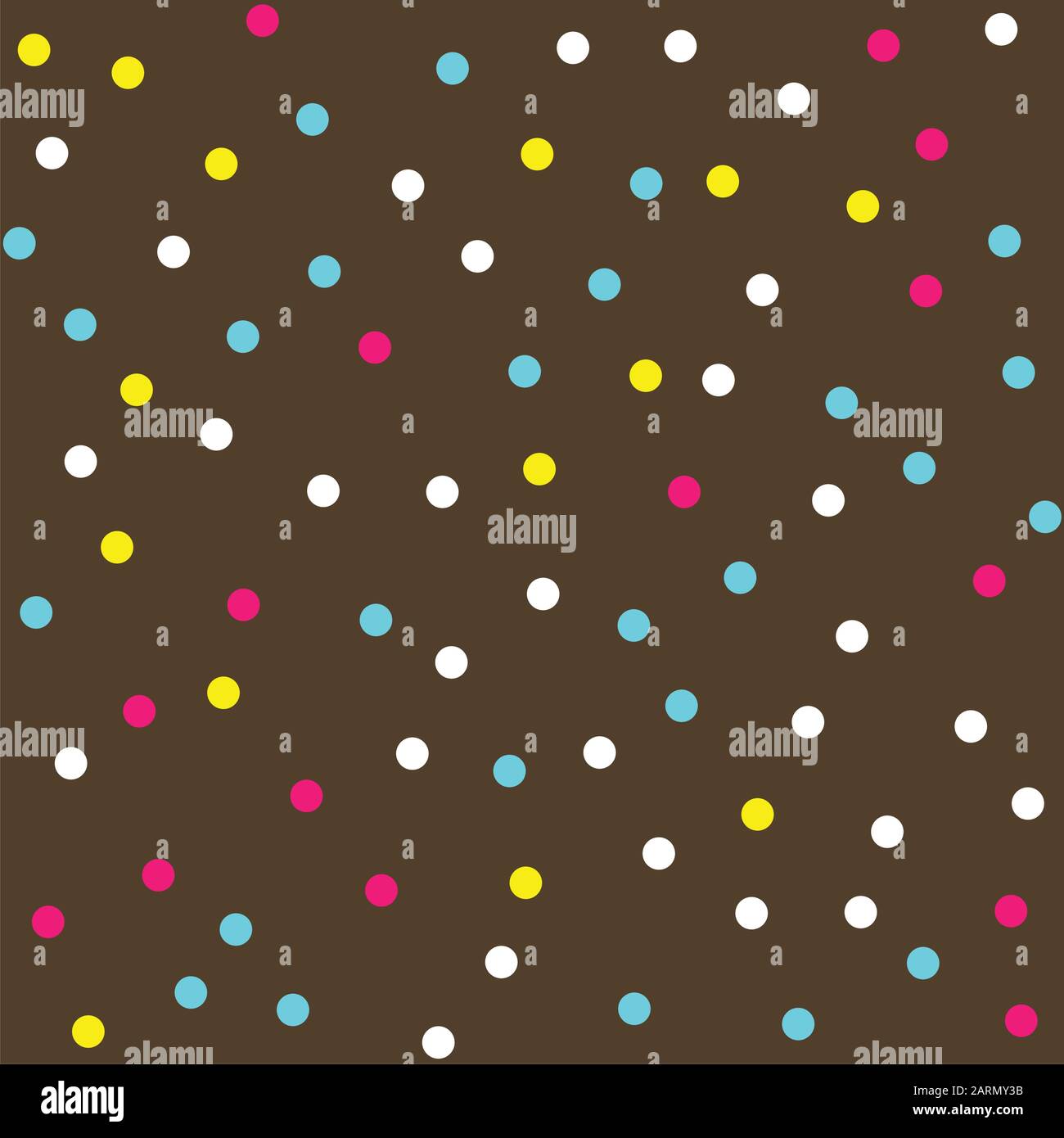 Donut glaze seamless pattern. Cream texture with sprinkle topping of ...