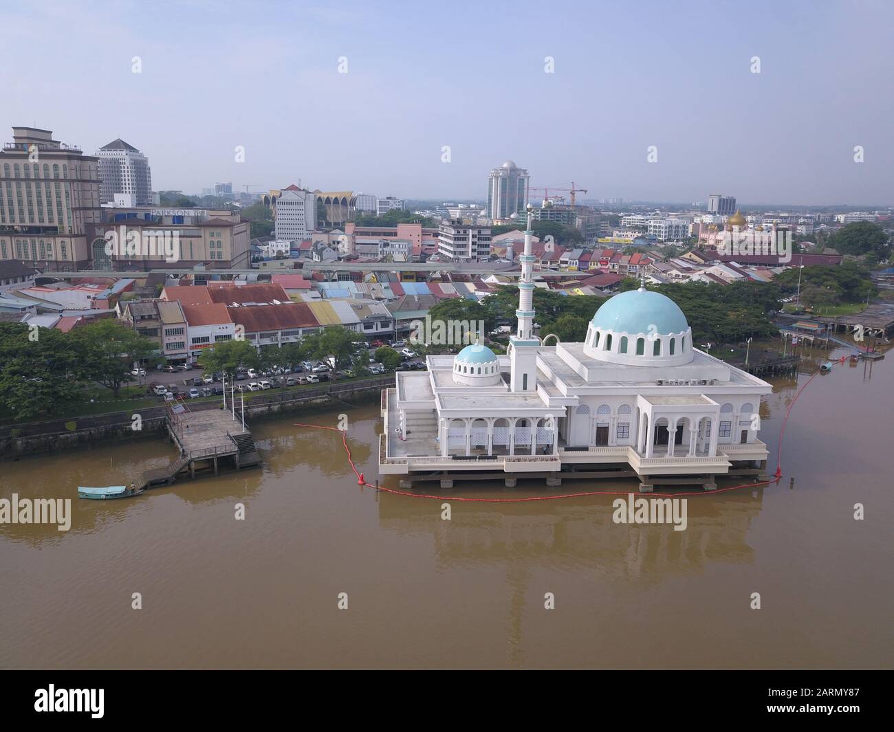 Kuching, Sarawak / Malaysia - November 8 2019: The buildings, landmarks ...