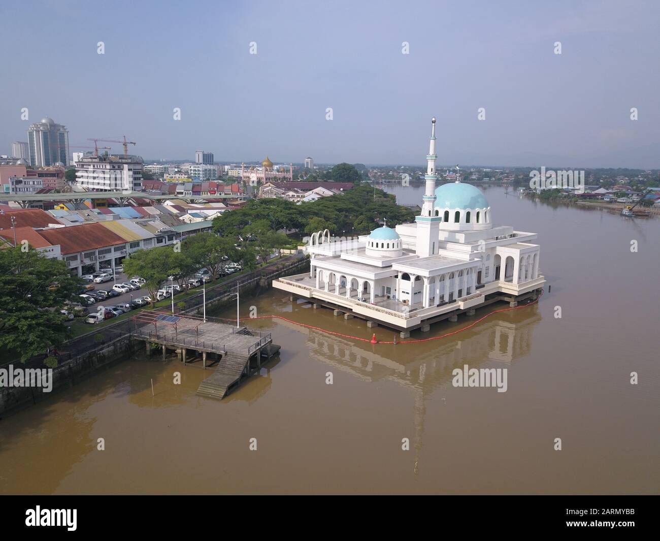 Kuching, Sarawak / Malaysia - November 8 2019: The buildings, landmarks ...