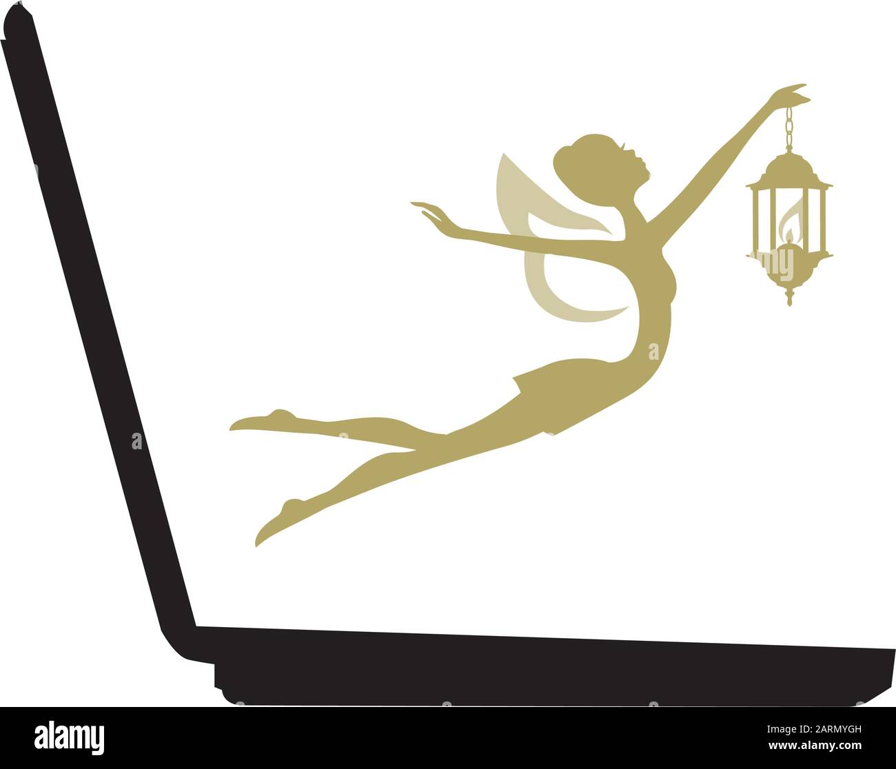 Freedom laptop Stock Vector Images - Alamy