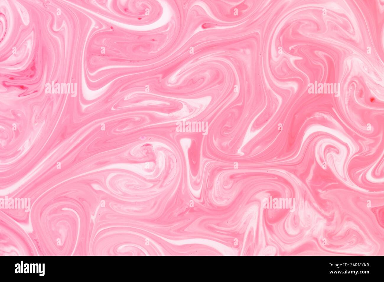 spring pink and white color mixing abstract or natural marbled ...