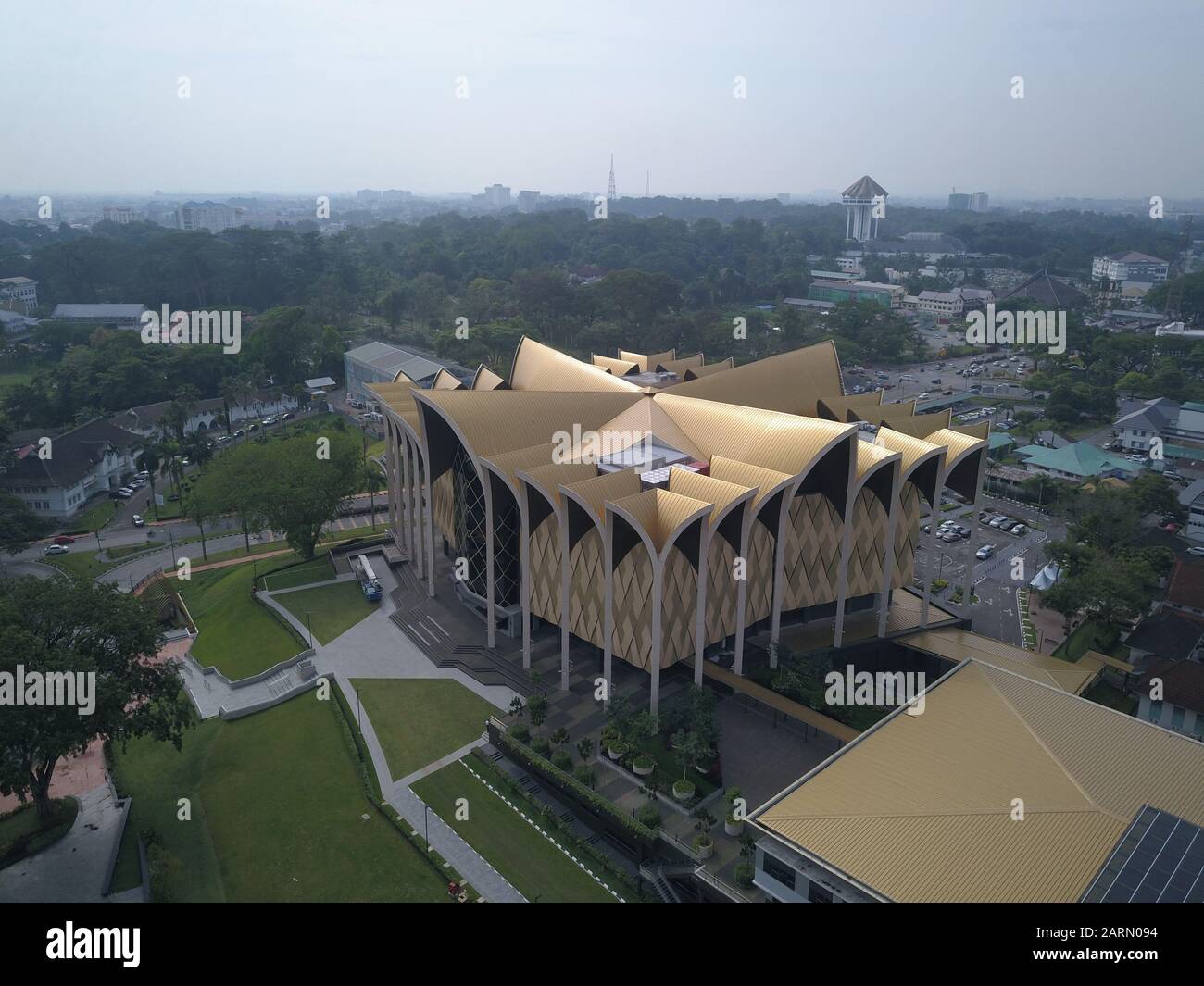 Kuching, Sarawak / Malaysia - November 8 2019: The buildings, landmarks ...