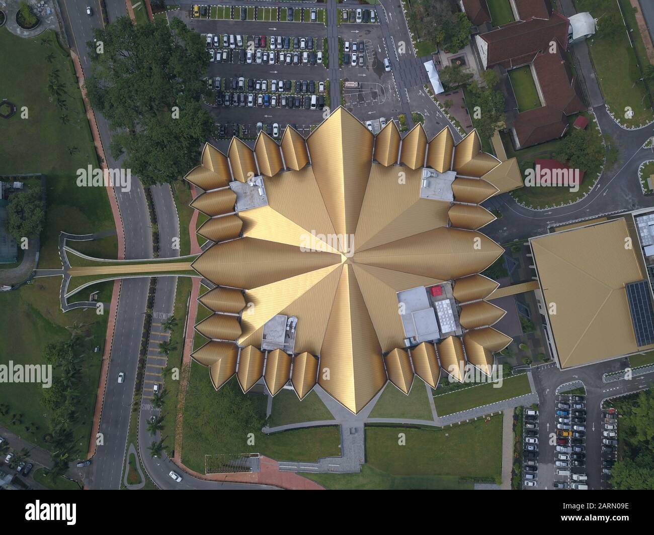 Kuching, Sarawak / Malaysia - November 8 2019: The buildings, landmarks ...