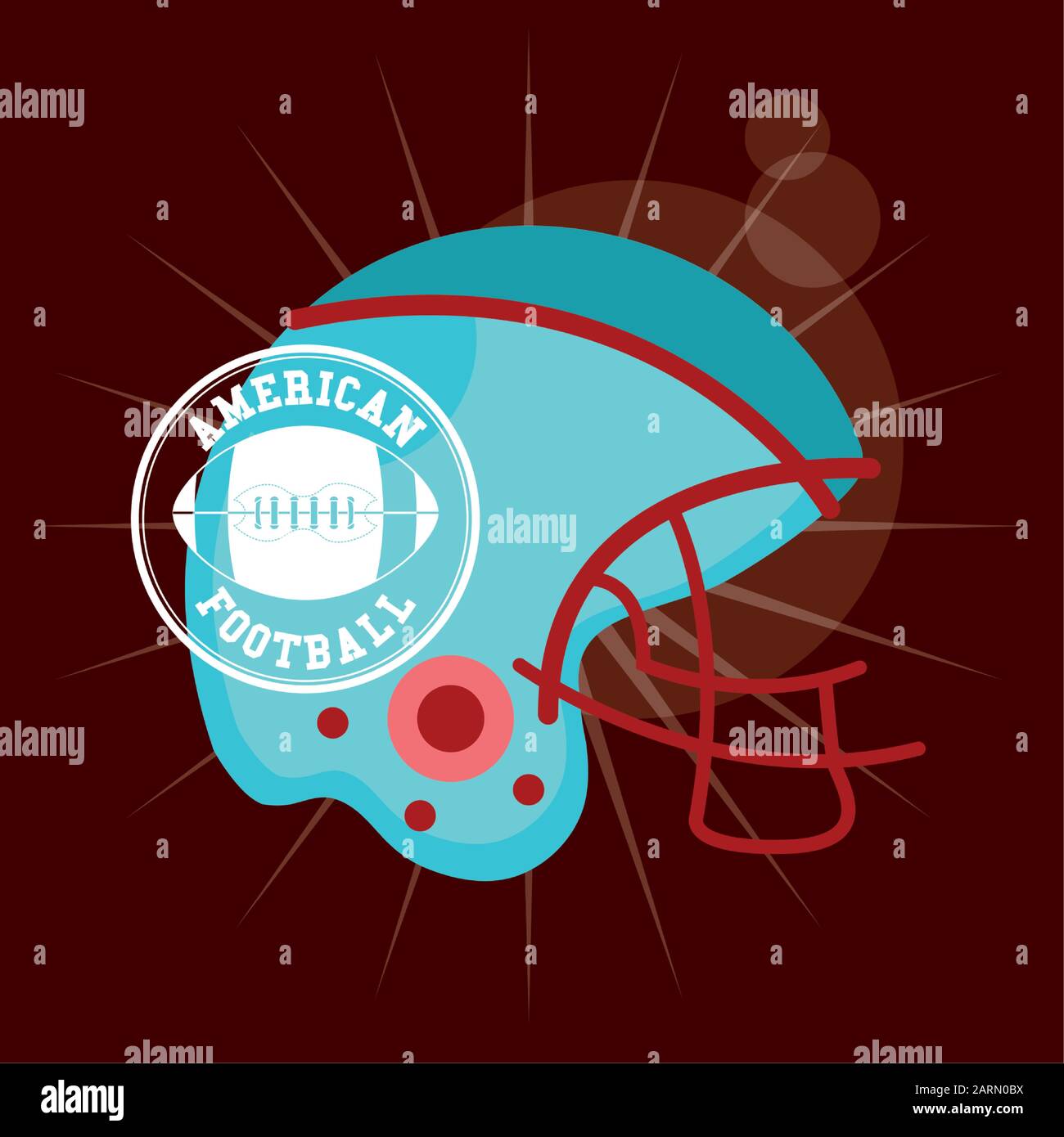 american football sport poster with helmet Stock Vector Image & Art - Alamy